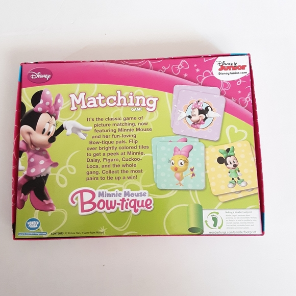 Disney | Games | Disney Minnie Mouse Matching Game New | Poshmark